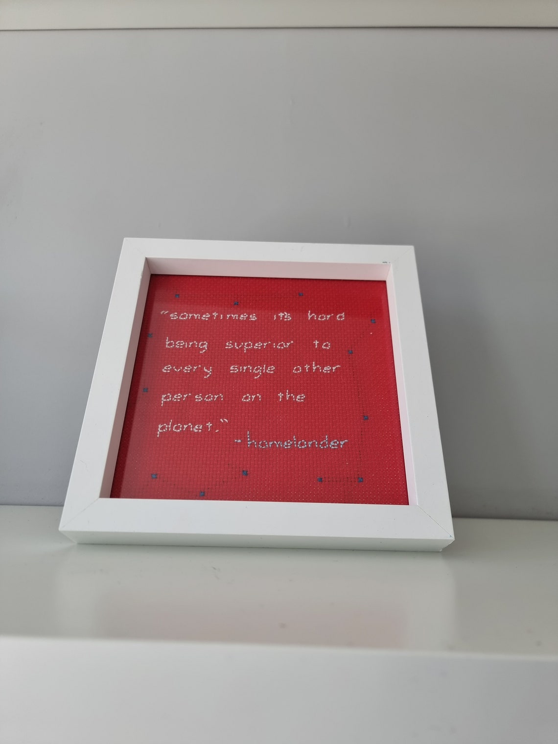 The Boys Homelander Quote Cross Stitch - Etsy