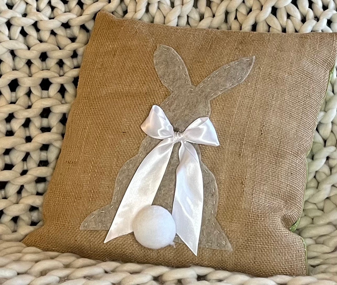 Easter Pillow Complete- Farmhouse Style - Spring Decor, Indoor/outdoor ...