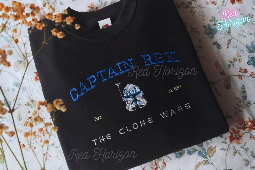 Show off Your Star Wars Love With Captain Rex Embroidered Sweatshirt ...