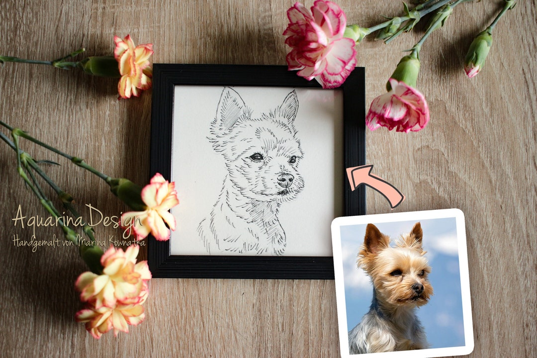 Line Art Mini Drawing 10 X 10 Cm Special Offer With Free - Etsy