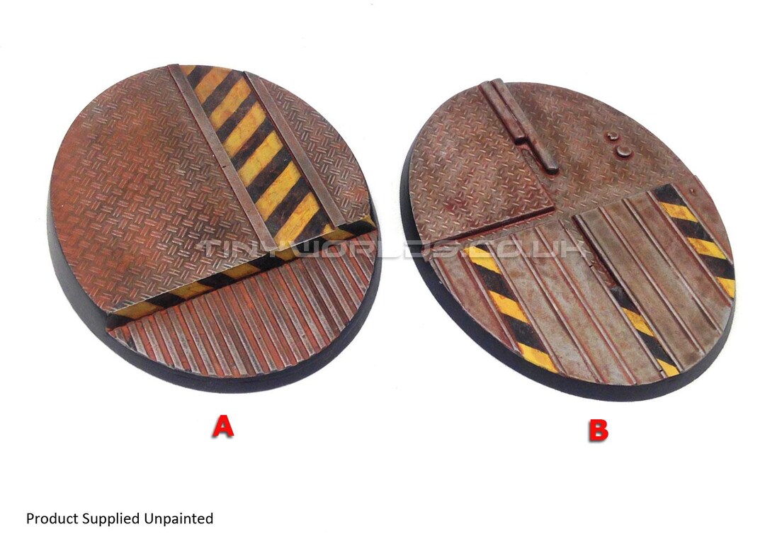 120mm Oval Hive City Scenic Resin Bases - Choose Style - Miniature ...