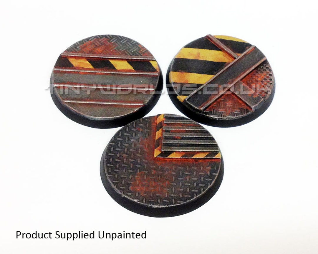 50mm Round Hive City Scenic Resin Bases Warhammer 40K 40000 - Etsy