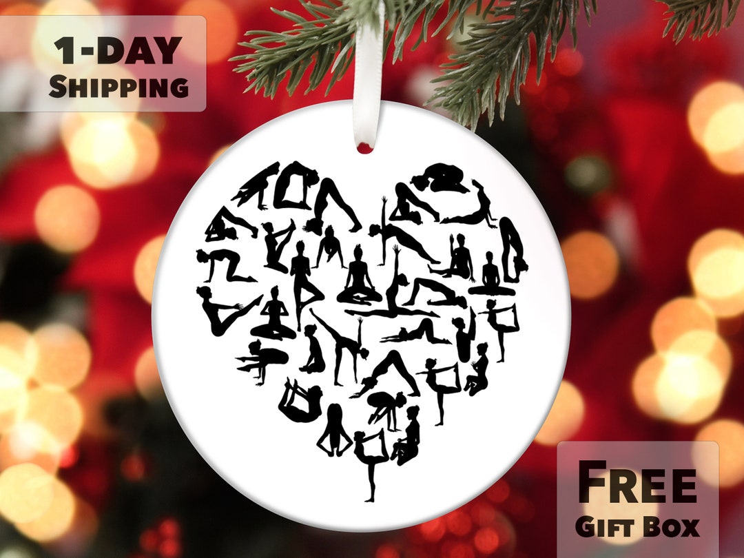 Yoga Pose Ornament, Christmas Ornaments 2025, Keepsake Ornament, Yoga ...