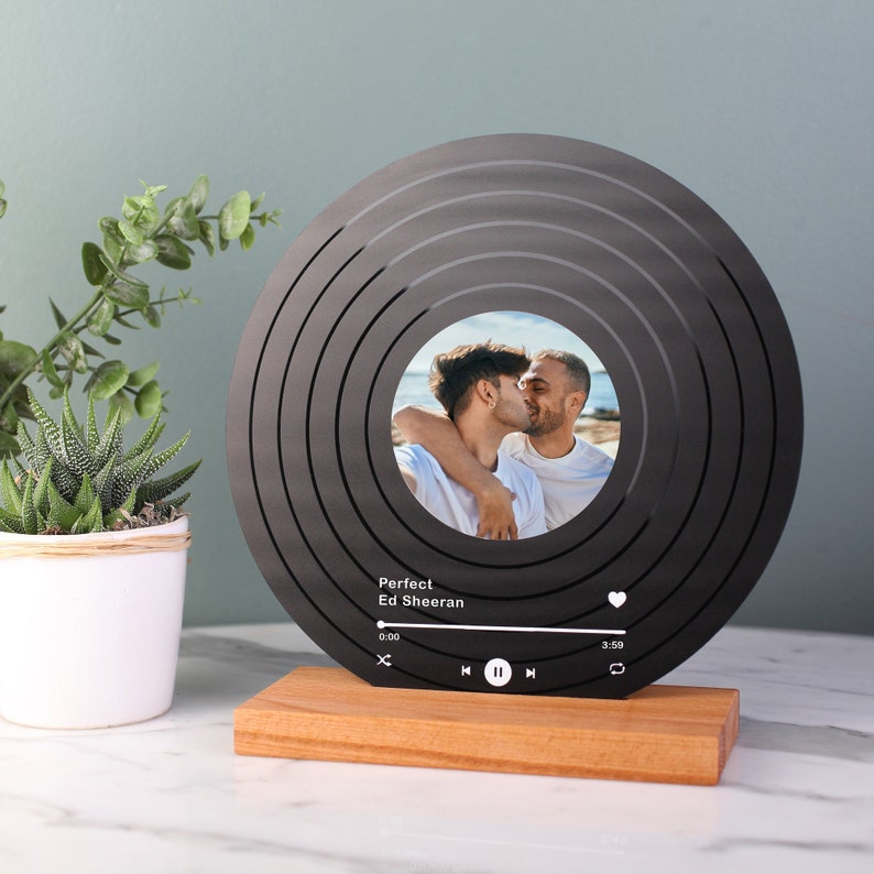 Personalized Vinyl Record Valentine's Day Gift Wedding Anniversary Gift ...