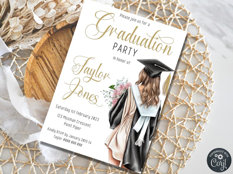 Graduation Invitation Instant Download Graduation Invitation 2023 Grad ...