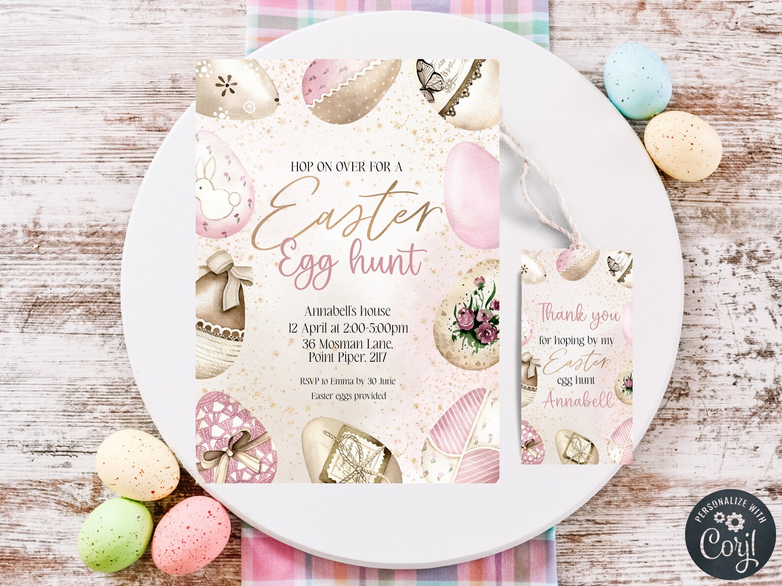 Easter Egg Hunt Invitation Easter Invites Easter Invitation Easter ...