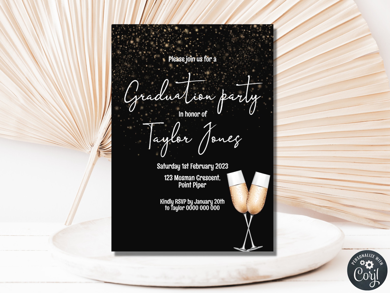 Graduation Invitation Template Graduation Invitation Instant Download ...