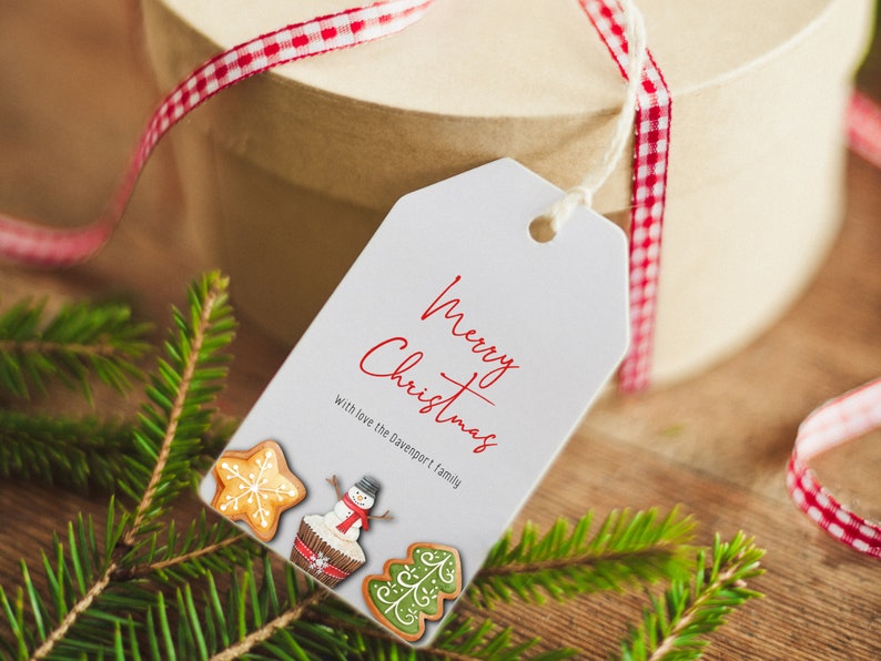 Editable Christmas Tags Printable Christmas Gift Tags Printable Holiday ...