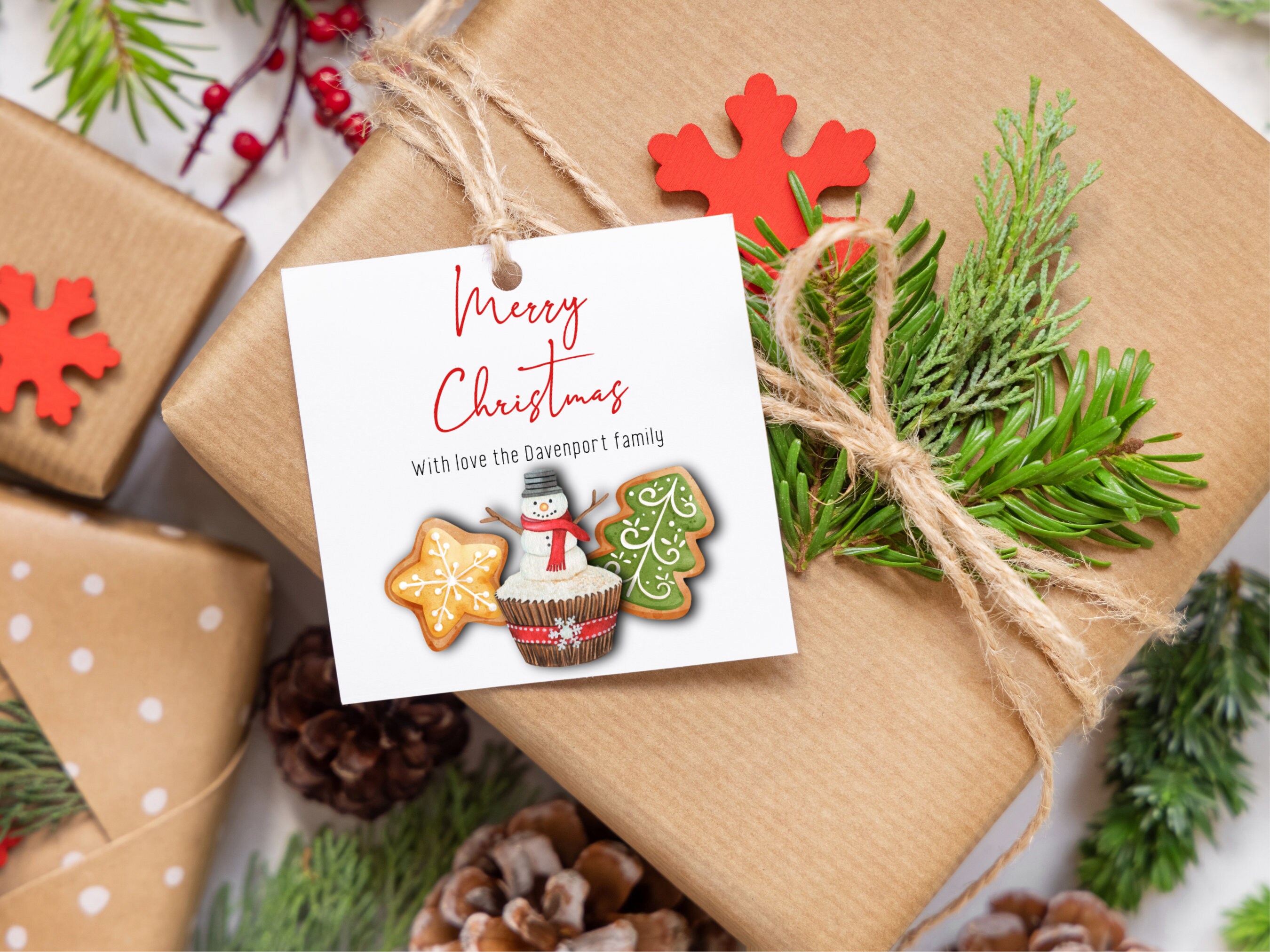 Editable Christmas Tags Printable Christmas Gift Tags Printable Holiday ...