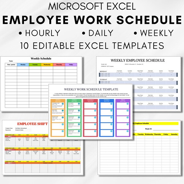 Weekly Schedule - Etsy