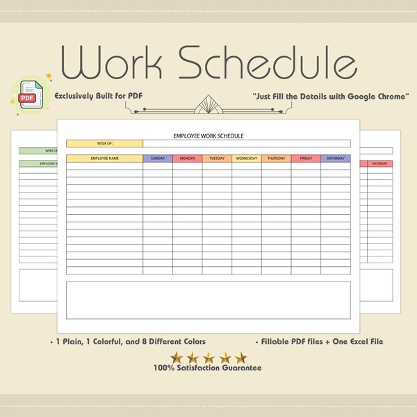 2024 Employee Attendance Calendar - Etsy