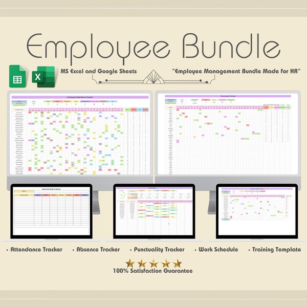 Employee Training Google Sheet Tracker - Etsy