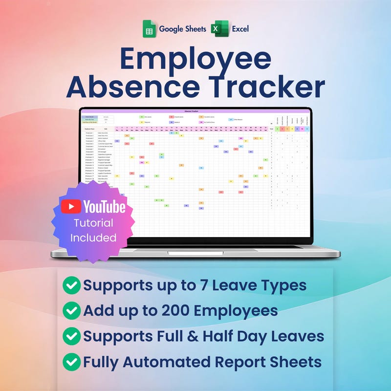 Pto Tracker 2026 - Etsy