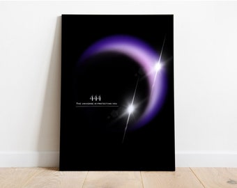 444 Angel Number Instant Printable Wall Art Print Digital - Etsy Canada