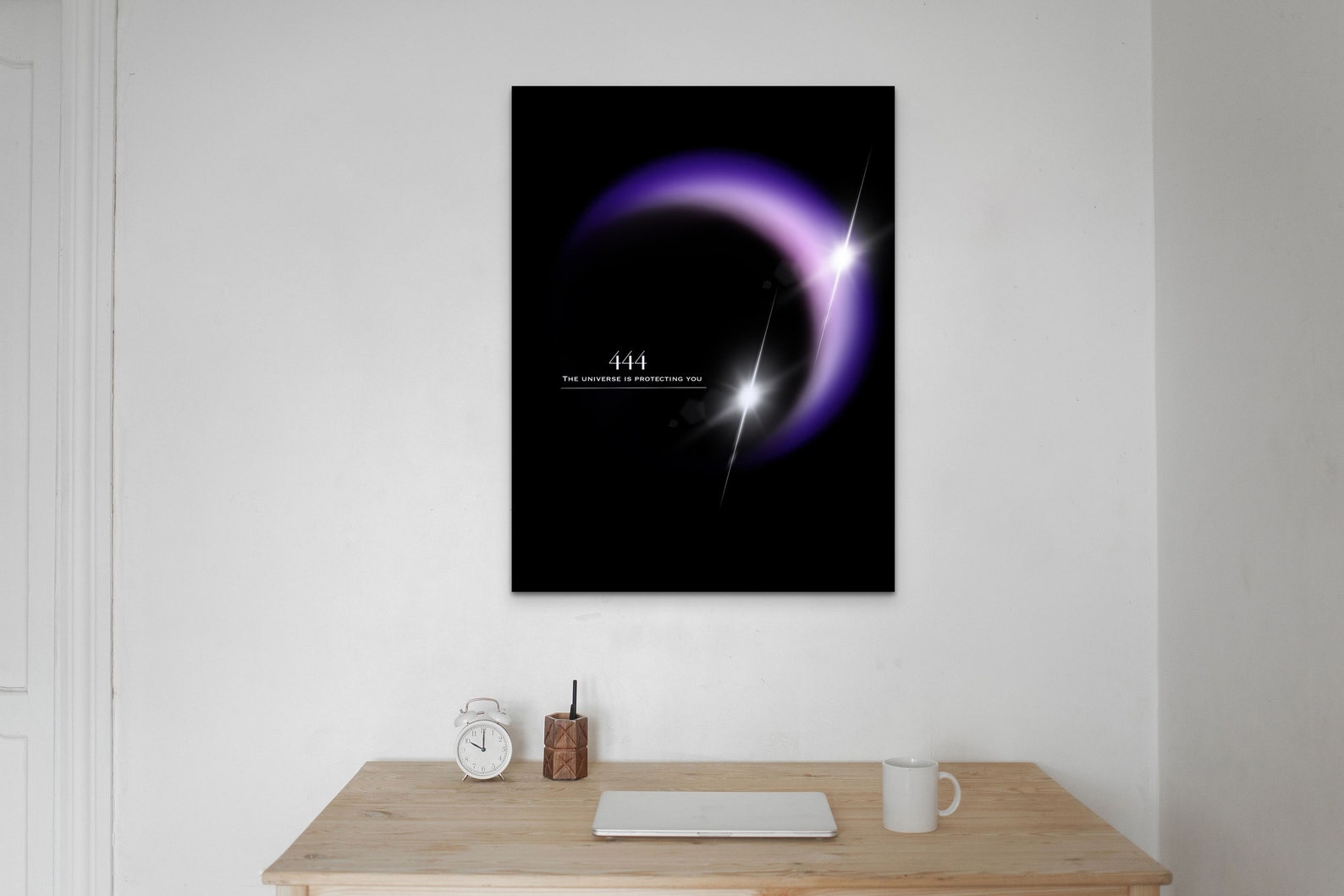 Angel Number 444 Poster Wall Art, DIGITAL Download, Aesthetic Room ...
