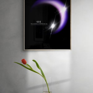 Angel Number 444 Poster Wall Art, DIGITAL Download, Aesthetic Room ...