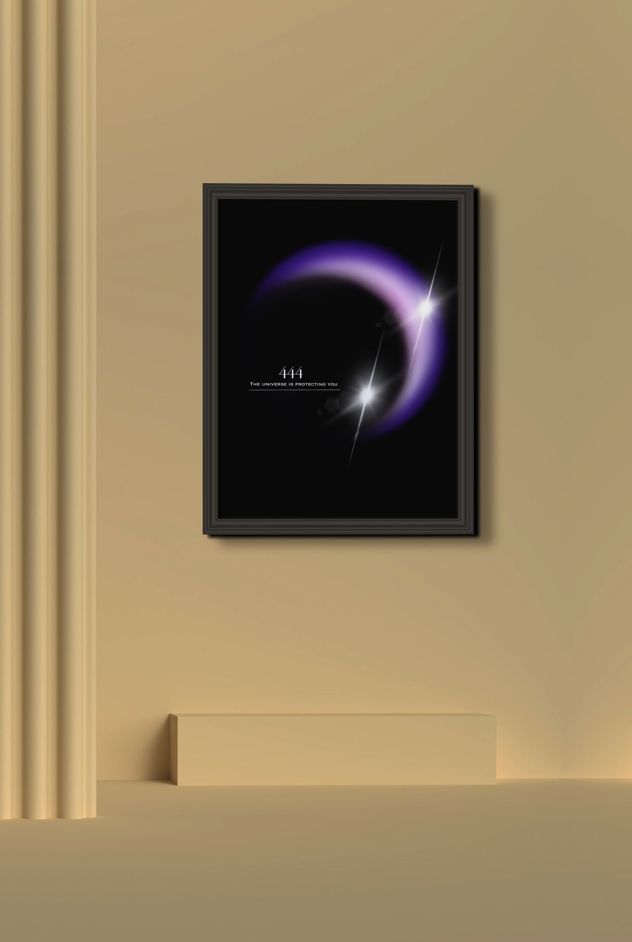 Angel Number 444 Poster Wall Art, DIGITAL Download, Aesthetic Room ...