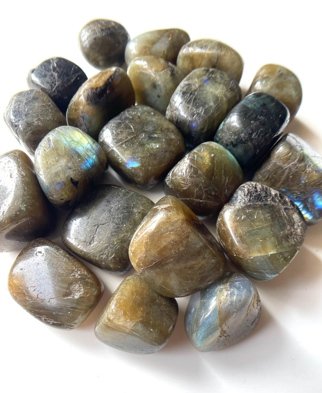 Labradorite Tumbled Stone - Healing Crystal Stone, Tumbled Labradorite ...