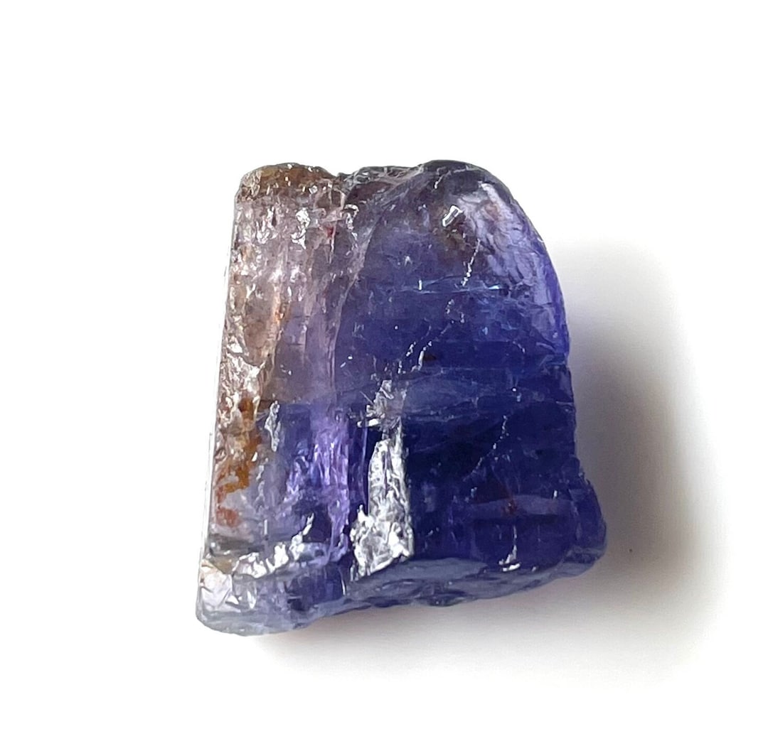 Aaaraw Natural Tanzanite, 22.10 Cts AAA Color Rough Gemstone, 19x16x6 ...