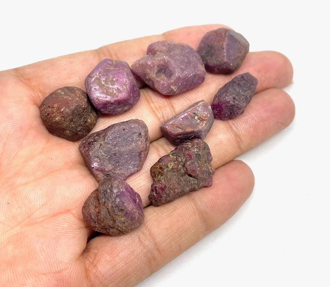 Record Keeper Ruby Raw Rough Gemstones 18-25 MM ,size , Natural Ruby ...