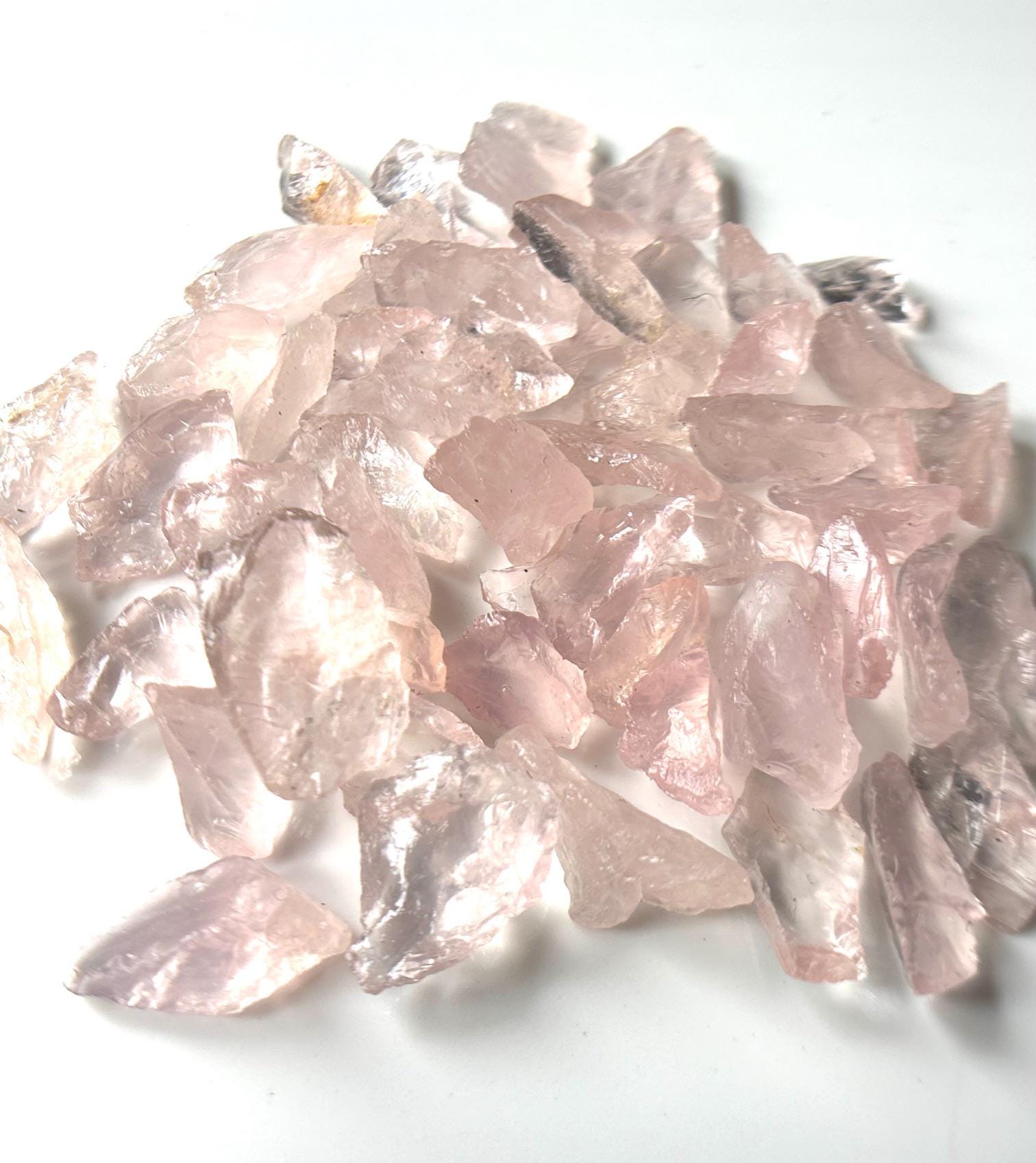 100 Carat Lot~pink Morganite Rough Gemstone, 12-16 MM, Pink Morganite ...