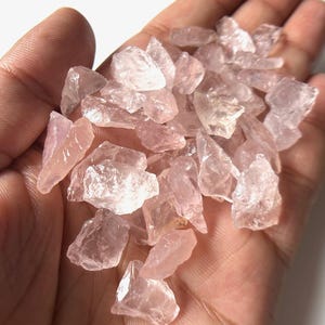100 Carat Lot~pink Morganite Rough Gemstone, 12-16 MM, Pink Morganite ...