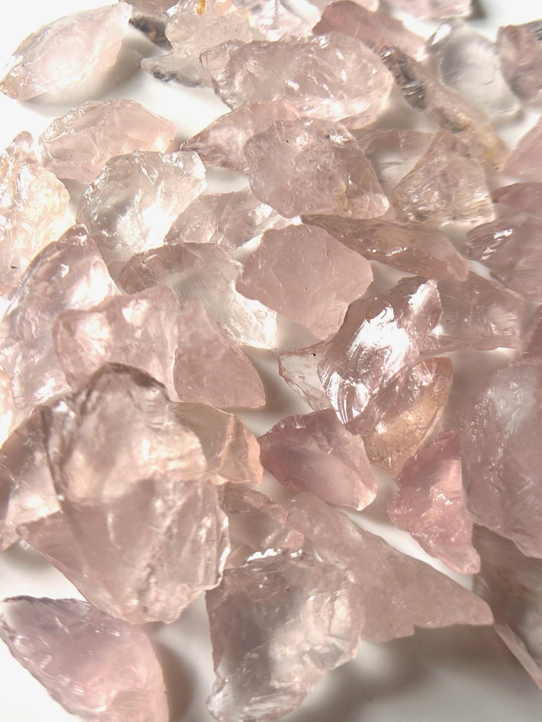 100 Carat Lot~pink Morganite Rough Gemstone, 12-16 MM, Pink Morganite ...