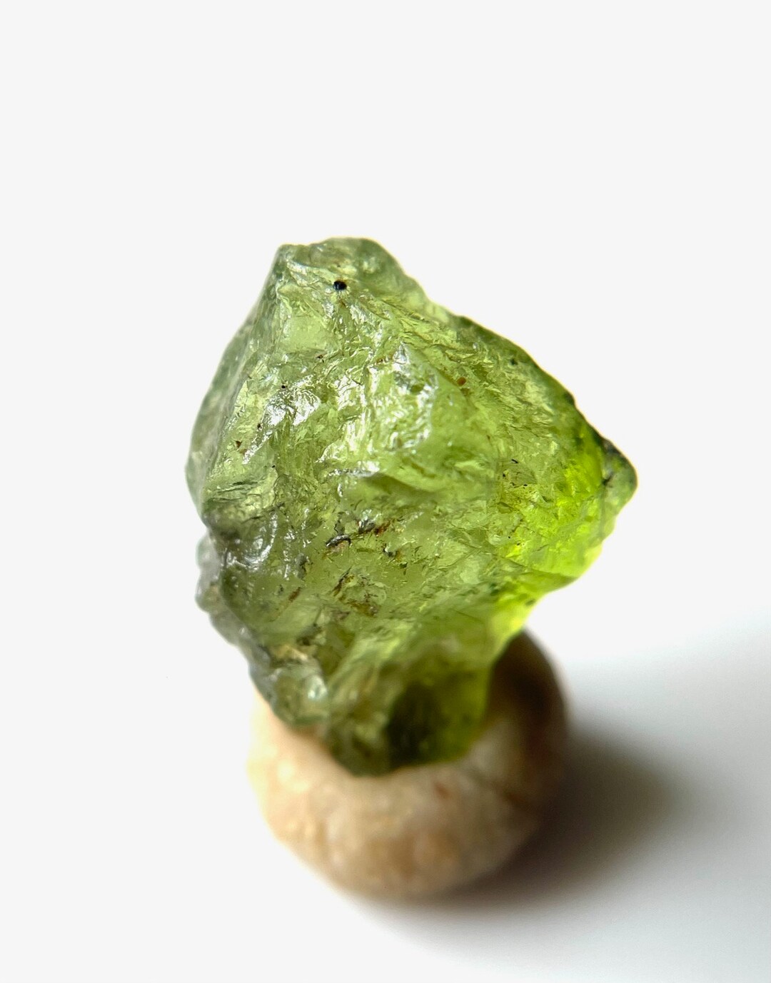 Transparent- Peridot Specimen-rough, Size-18x14 Mm-100%natural Peridot ...