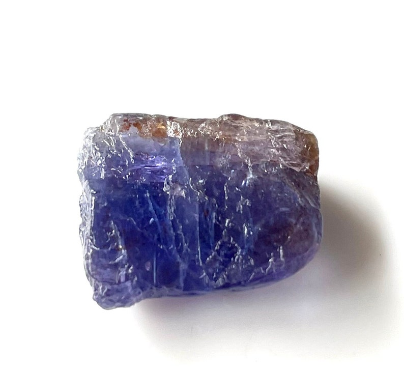 Aaaraw Natural Tanzanite, 22.10 Cts AAA Color Rough Gemstone, 19x16x6 ...