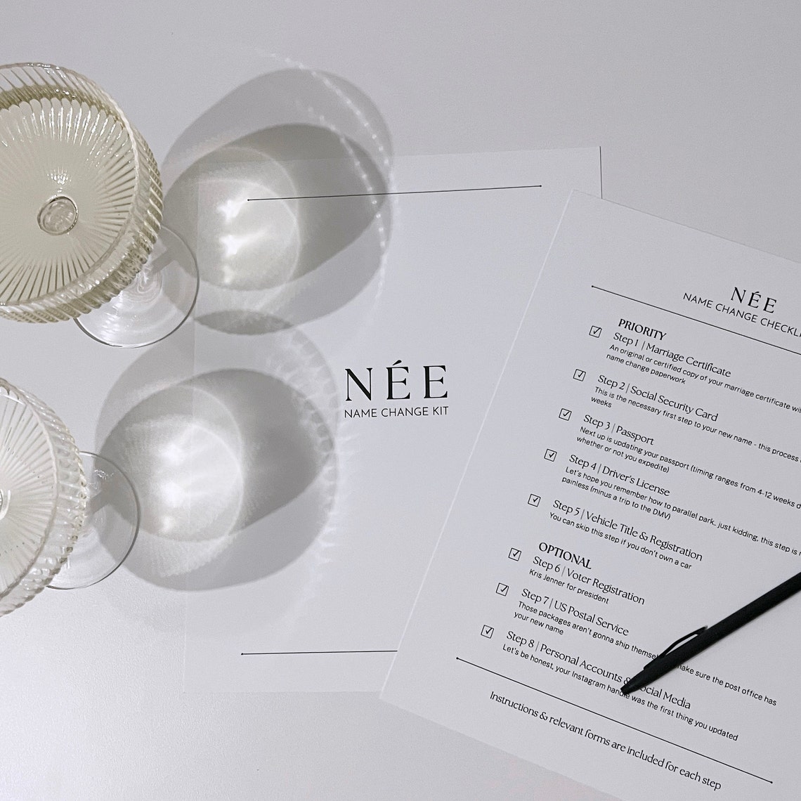 Name Change Kit for Brides - New York, Wedding Gift, Bridal Shower Gift ...