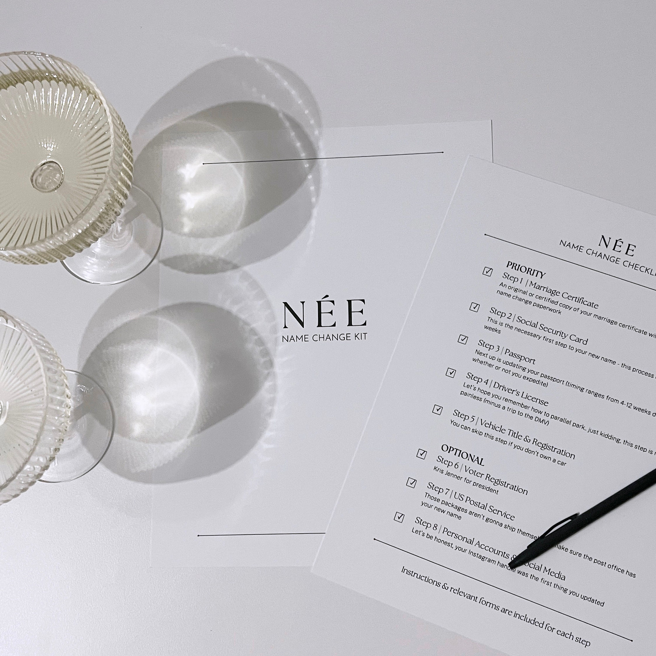 Name Change Kit for Brides - New York, Wedding Gift, Bridal Shower Gift ...