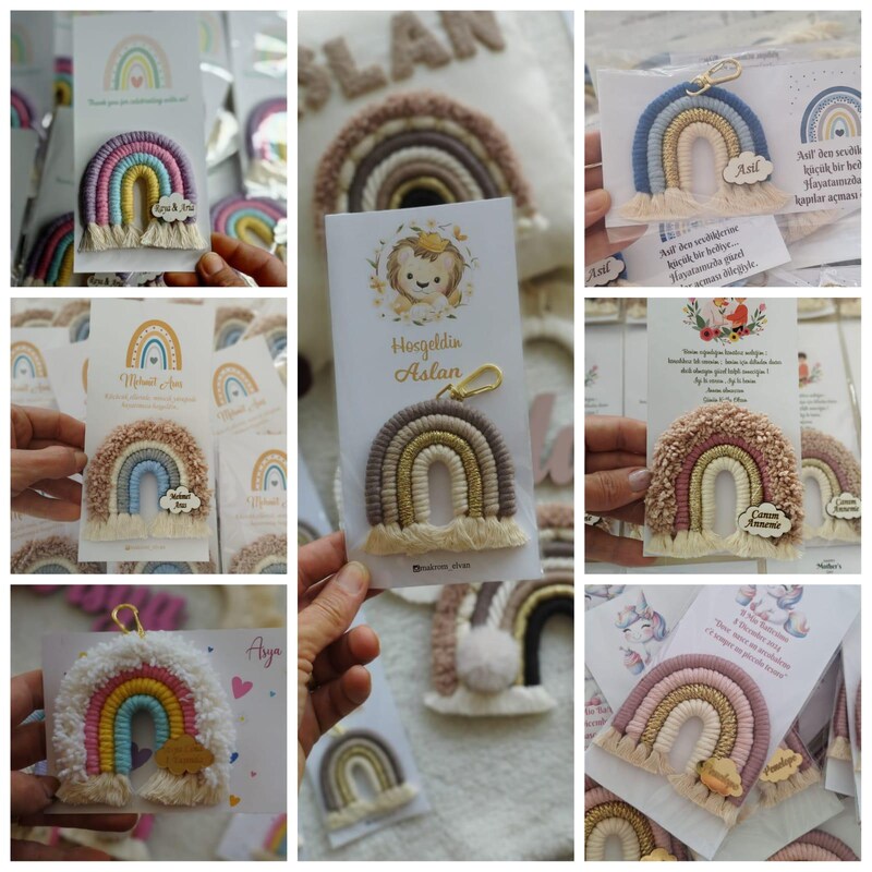 Macrame Key Chains - Etsy