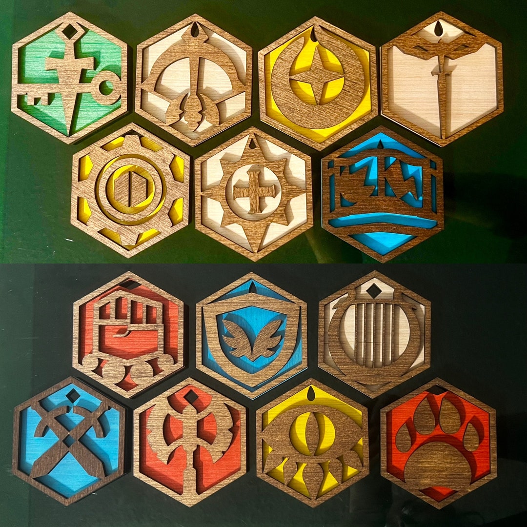 RPG Character Class Role Symbol Ornaments - Etsy