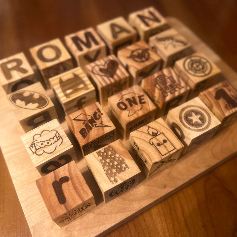 Engraved Block - Etsy