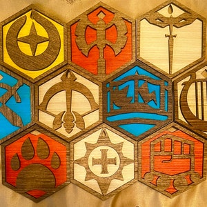 RPG Character Class Role Symbol Ornaments - Etsy