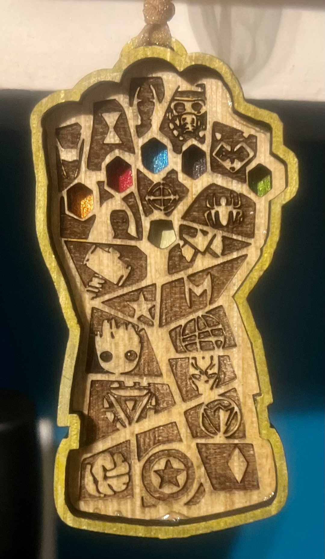 3-layer Avengers Infinity Gauntlet Ornament - Etsy