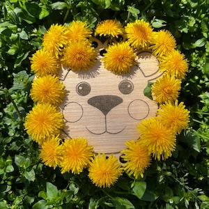 Dandy Lion Dandelion Flower Holder - Etsy