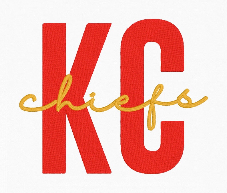 Kansas City Chiefs Football Embroidery Digital Design, T-shirt Design ...