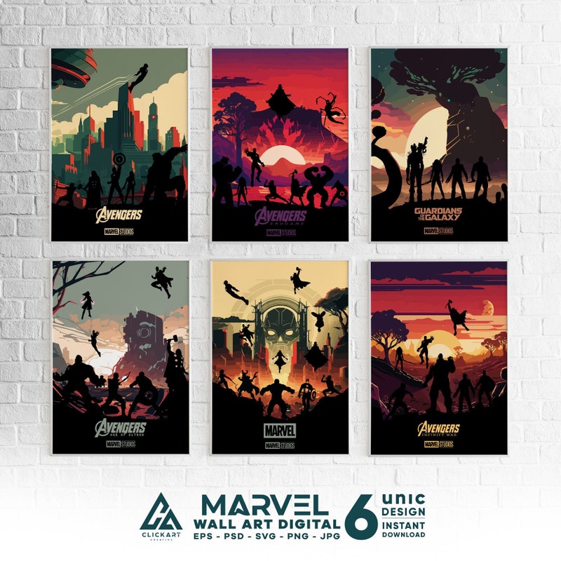 Superhero Posters - Etsy