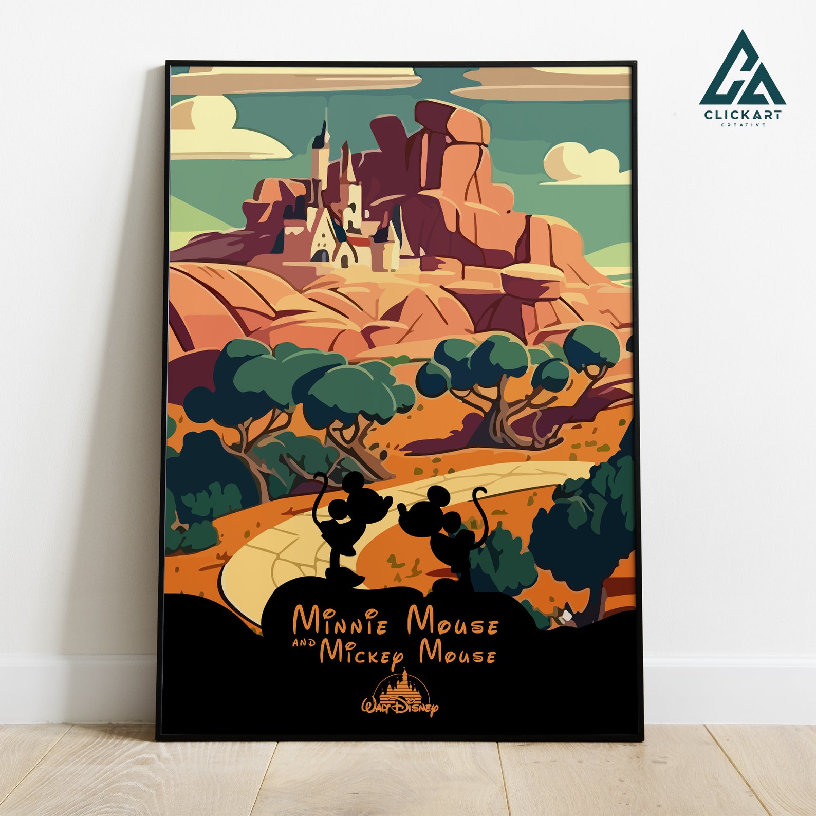 Set 6 DISNEY PRINTABLE ART, Disney Print, Disney Poster, Disney Wall ...