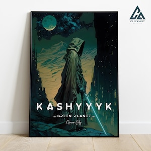 Star Wars Planet Poster, Star Wars Galaxy Posters, Star Wars Planet ...