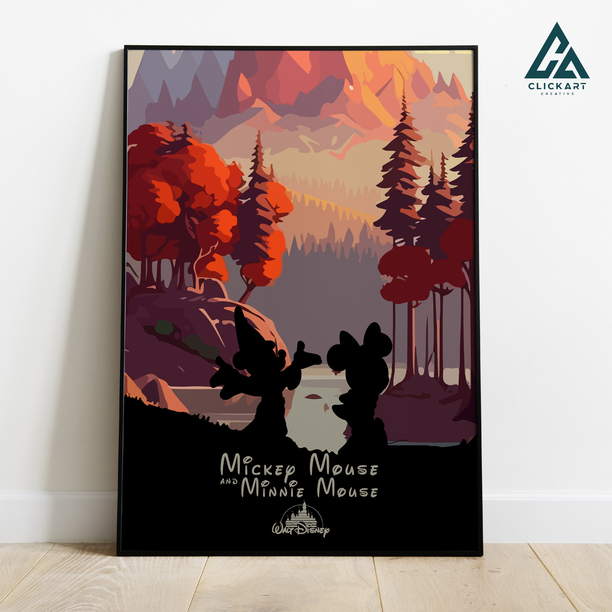 Set 6 DISNEY PRINTABLE ART, Disney Print, Disney Poster, Disney Wall ...
