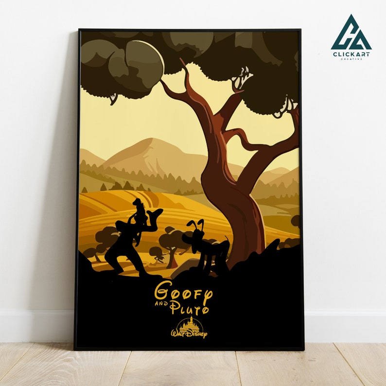 Set 6 DISNEY PRINTABLE ART, Disney Print, Disney Poster, Disney Wall ...