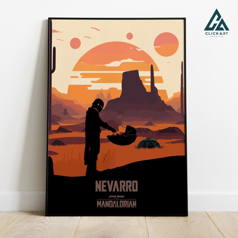 MANDALORIAN, Mandalorian Digital, Mandalorian Poster, Star Wars Poster ...