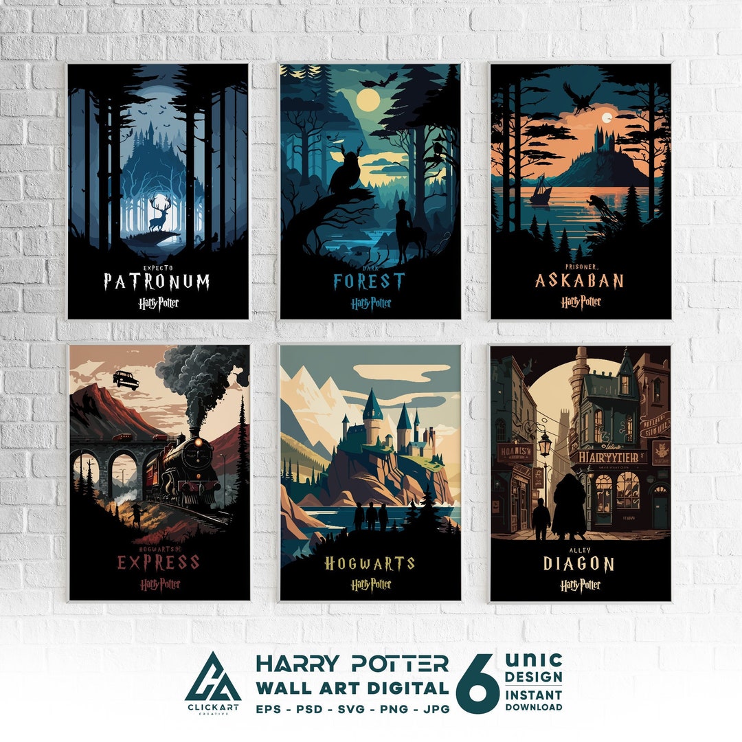 Wizard Pattern Digital Paper Seamless Pattern Wizard School - Etsy