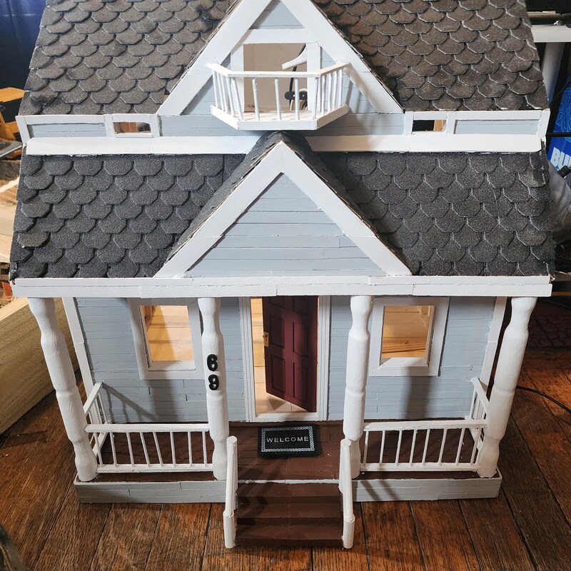 Wooden Doll House - Etsy