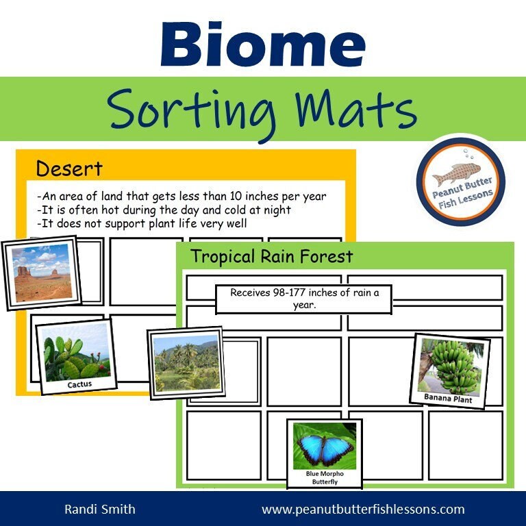 Biome Sorting Mats - Etsy