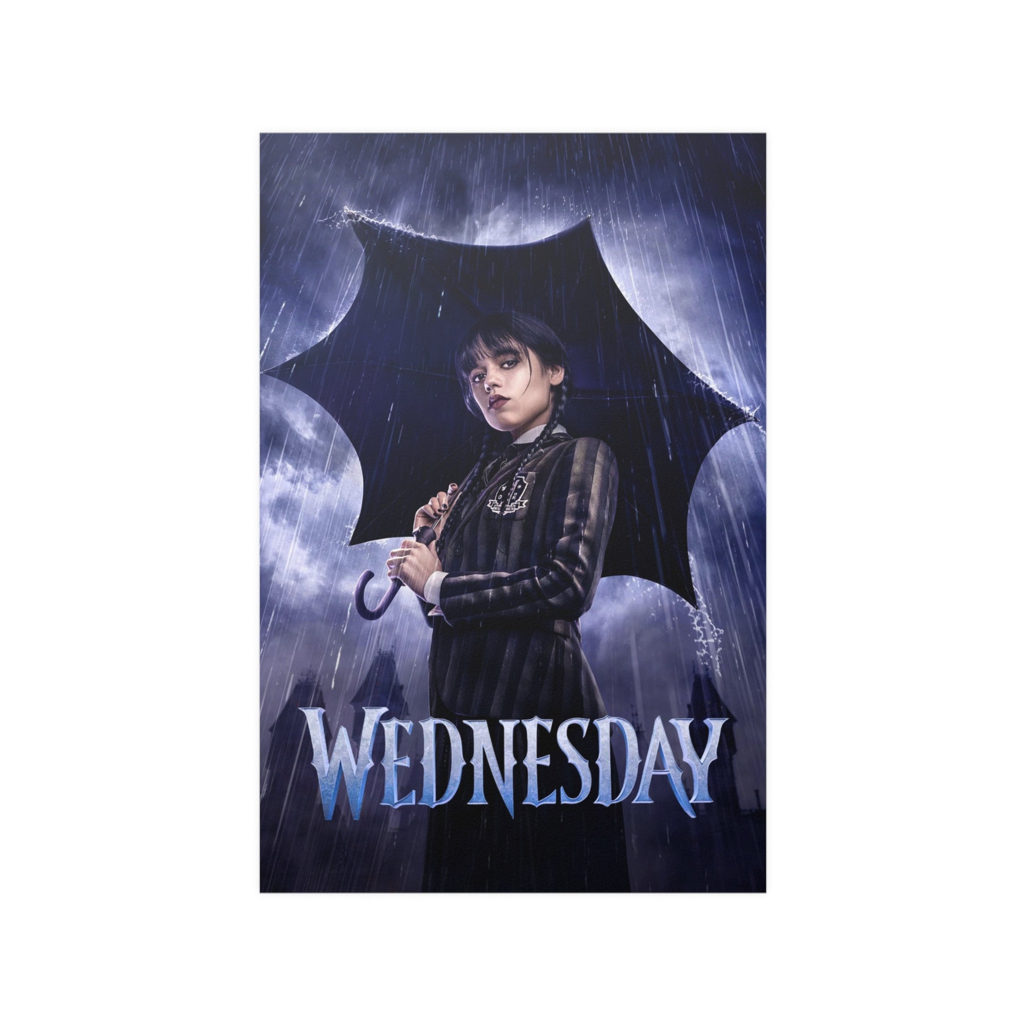 Wednesday Tv-Show Jenna Ortega Satin Poster sold by Thien | SKU 643528 ...