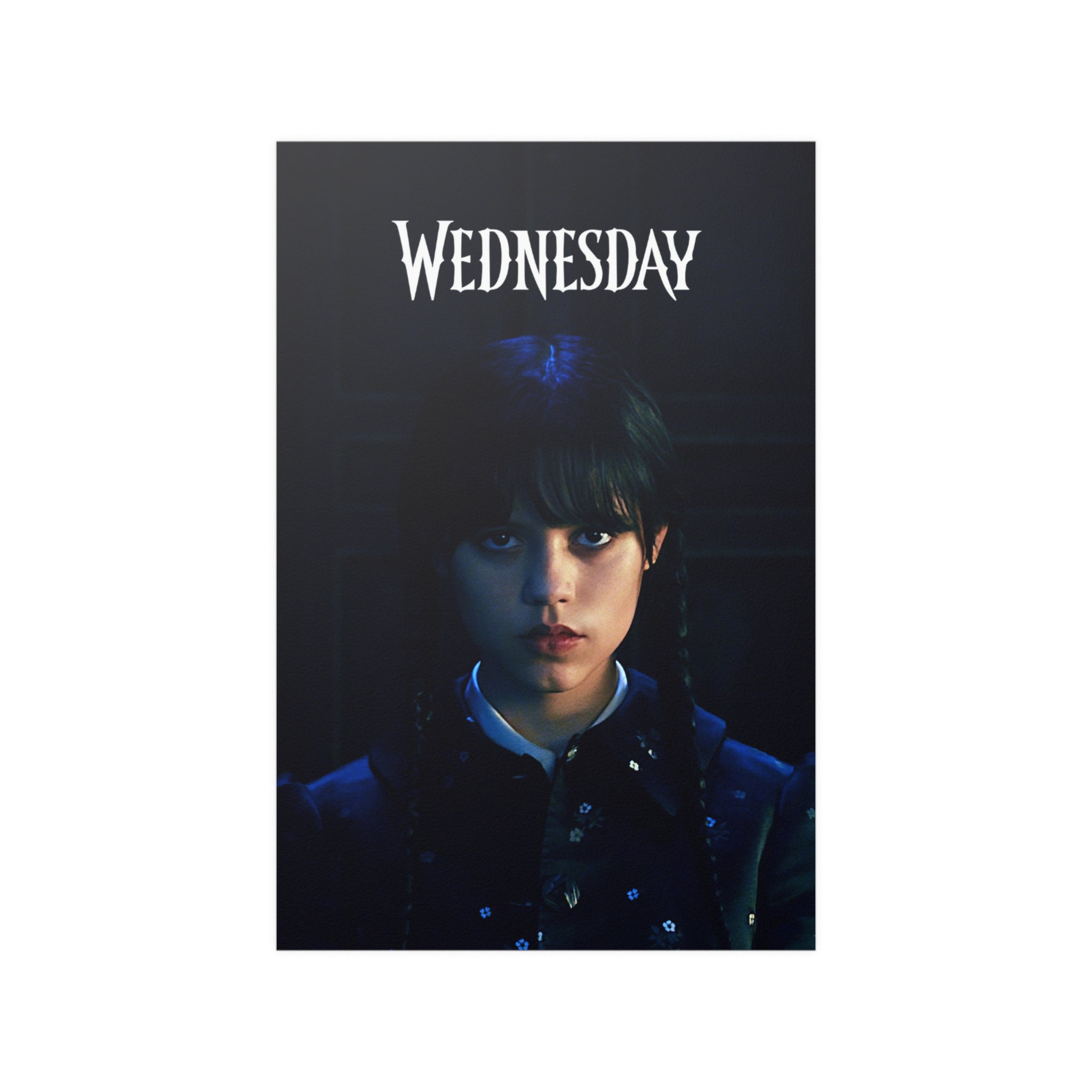 Wednesday Addams Jenna Ortega Satin Poster