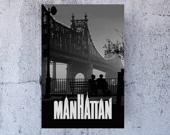 Movie Poster Manhattan - Etsy